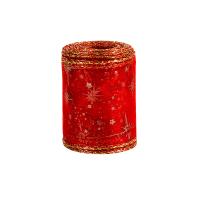 China Custom Made Organza Ribbon in Star Gold for Elegant Wedding and Birthday Decorations for sale