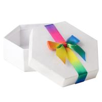 China Gift Box Packaging Ribbon Bow with Stretch Loop from MSD in Rainbow Colors and Custom Design for sale