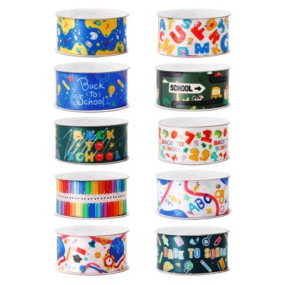 China Upgrade your Spring school decorations with our selection of Sport burlap ribbons for sale