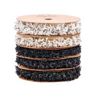 China MSD Ribbon Black and White Fringe Small Fragrance Clothing Accessories Decoration Ribbon 10 Colors for sale