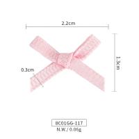 China MSD Ribbon Handmade Polyester Colorful Twist Tie Bows in 24 Vibrant Colors Washable for sale