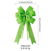 China Easter Solid Color Burlap Bows in Jute/Polyester Perfect for Festive Celebrations for sale