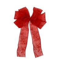 China Festive Christmas Wire Bow with Lights and Small Snowflakes A Must-have Item for sale
