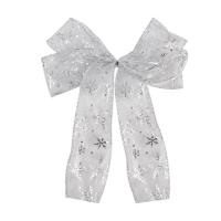 China Festive Christmas Wire Bow with Lights and Small Snowflakes A Must-have Item for sale