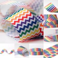 China 25mm Grosgrain Ribbon with Moire Expressions Fabric made of 100% Polyester for sale