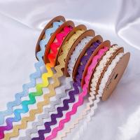 China Wavy Ribbon Decoration Ribbon 5 Yards For Gift and Weeding Wrapping Decoration 25mm for sale