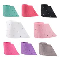 China 38mm Grosgrain Rhinestone Ribbon with Diamond Decoration 18 Colors or Made to Order for sale