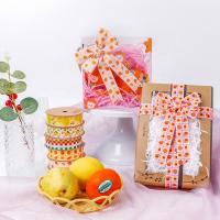 China Single Face Printed Grosgrain Ribbon for Summer Fruits Craft Gift Box Packaging by MSD for sale