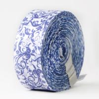 China Polyester Cotton Sublimation Printed Vintage Ribbon for Eco-friendly EMS Shipping EMS for sale