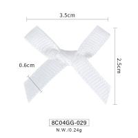China Gift Packing Pre Polyester 3.5cm Grosgrain Ribbon Bow for Garment by MSD Ribbon for sale