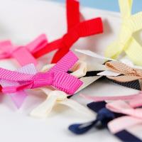 China Gift Packing Pre Polyester 3.5cm Grosgrain Ribbon Bow for Garment by MSD Ribbon for sale