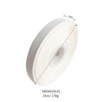 China RIBBONS 19mm White Twill Paper Ribbon for Wrapping Degradable OEM ODM Support for sale