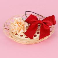 China Satin Ribbon Bow With Elastic Loop For Perfume Bottle Gift Decorative Free Sample Offer for sale