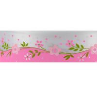 China Single Face Custom Heat Thermal Transfer Flowers Ribbon Trim with Plant Printed Sample for sale