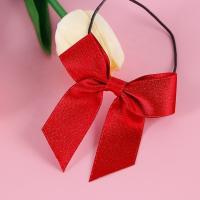 China Satin Ribbon Bow With Elastic Loop For Perfume Bottle Gift Decorative Free Sample Offer for sale