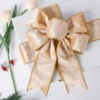 China MSD Design Wire Edge Velvet Wire Ribbon Vintage Custom Ribbon For Christmas Decoration for sale