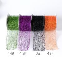 China Sustainable MSD Sequined Mesh Wire Edge Ribbon for Christmas Day Valentine's Day for sale