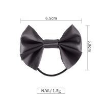 China MSD Handmade Black Hair Ribbon Bow For Girls Hair With Polyester Decorative Bottle Bow for sale