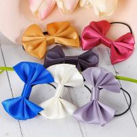 China MSD Handmade Black Hair Ribbon Bow For Girls Hair With Polyester Decorative Bottle Bow for sale