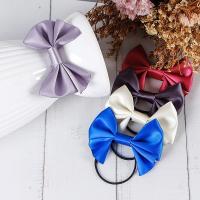 China MSD Handmade Black Hair Ribbon Bow For Girls Hair With Polyester Decorative Bottle Bow for sale