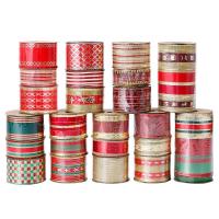 China Washable Three in One Ribbon For Christmas Day MSD Wire Edge Ribbon Custom Ribbon for sale