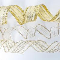 China Washable Three in One Ribbon For Christmas Day MSD Wire Edge Ribbon Custom Ribbon for sale