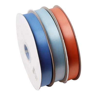 China 22mm Double Face Satin Ribbon 7/8'' Width with Eco-Friendly Material for sale