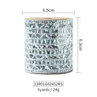 China MSD 63mm Wire Edge Ribbon for Holiday Decoration Gift Packing Roll/Set Festival Celebrate for sale
