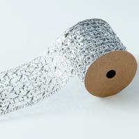 China MSD 63mm Wire Edge Ribbon for Holiday Decoration Gift Packing Roll/Set Festival Celebrate for sale
