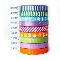 China Easter Occasion Printed Ribbon for Floral Style Holiday Gift Packing and Decoration for sale