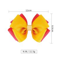 China Handmade Grosgrain Ribbon Hair Bow Alligator Clips for Baby Girls Ocean Shipping for sale