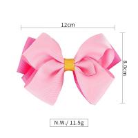China Handmade Grosgrain Ribbon Hair Bow Alligator Clips for Baby Girls Ocean Shipping for sale