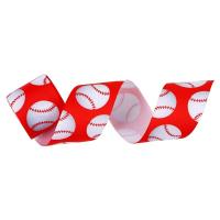 China Sustainable MSD 38mm Tennis Printed Grosgrain Ribbon for DIY Crafts and Gift Wrapping for sale