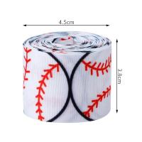 China Sustainable MSD 38mm Tennis Printed Grosgrain Ribbon for DIY Crafts and Gift Wrapping for sale