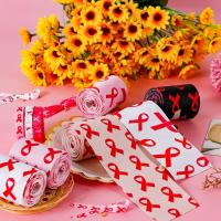 China Custom Solid Color Grosgrain Ribbon for Gift 100% Polyester 6.3cm Width 196 Colors for sale