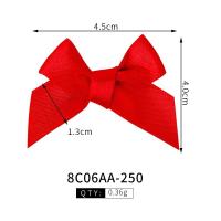 China Red Pull Bow for Mini Wine Bottles MSD OEM Pre Tied Satin Ribbon Bow Free Sample for sale