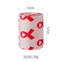 China Custom Solid Color Grosgrain Ribbon for Gift 100% Polyester 6.3cm Width 196 Colors for sale