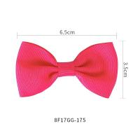 China Garment Decoration 100% Polyester MSD Customized Solid Color Grosgrain Ribbon Bows for sale
