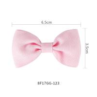 China Garment Decoration 100% Polyester MSD Customized Solid Color Grosgrain Ribbon Bows for sale