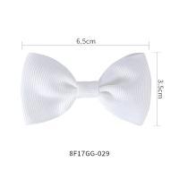 China Garment Decoration 100% Polyester MSD Customized Solid Color Grosgrain Ribbon Bows for sale