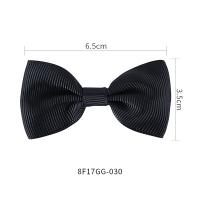 China Garment Decoration 100% Polyester MSD Customized Solid Color Grosgrain Ribbon Bows for sale