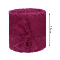 China MSD Sheer Chiffon Ribbon Organza Silk Ribbon Washable and Support 7 Days Sample Order for sale
