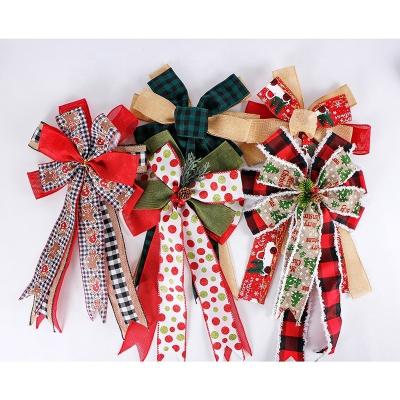 China Make Your Christmas Decor Stand Out with MSD Ribbon Manufacture's 28cm*52cm Ribbon Bow for sale
