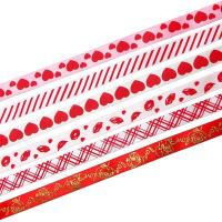 China Custom Gift Ribbon for Valentine's Day RIBBONS Style Single Face 9mm Printed Ribbon for sale