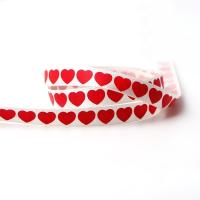 China Custom Gift Ribbon for Valentine's Day RIBBONS Style Single Face 9mm Printed Ribbon for sale