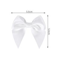 China Custom Handmade Garment Accessory Small Satin Ribbon Bow for Underwear Decoration for sale