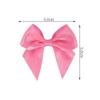 China Custom Handmade Garment Accessory Small Satin Ribbon Bow for Underwear Decoration for sale