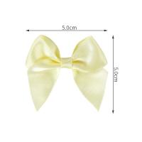 China Custom Handmade Garment Accessory Small Satin Ribbon Bow for Underwear Decoration for sale