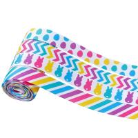 China 22mm Custom Printed Grosgrain Ribbons for Easter Holiday Gift Decoration Hot Stamping for sale