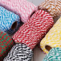 China MSD 2mm Double Color Twine String Cotton Cords Rope For Gift Wrapping MSD Other Style for sale
